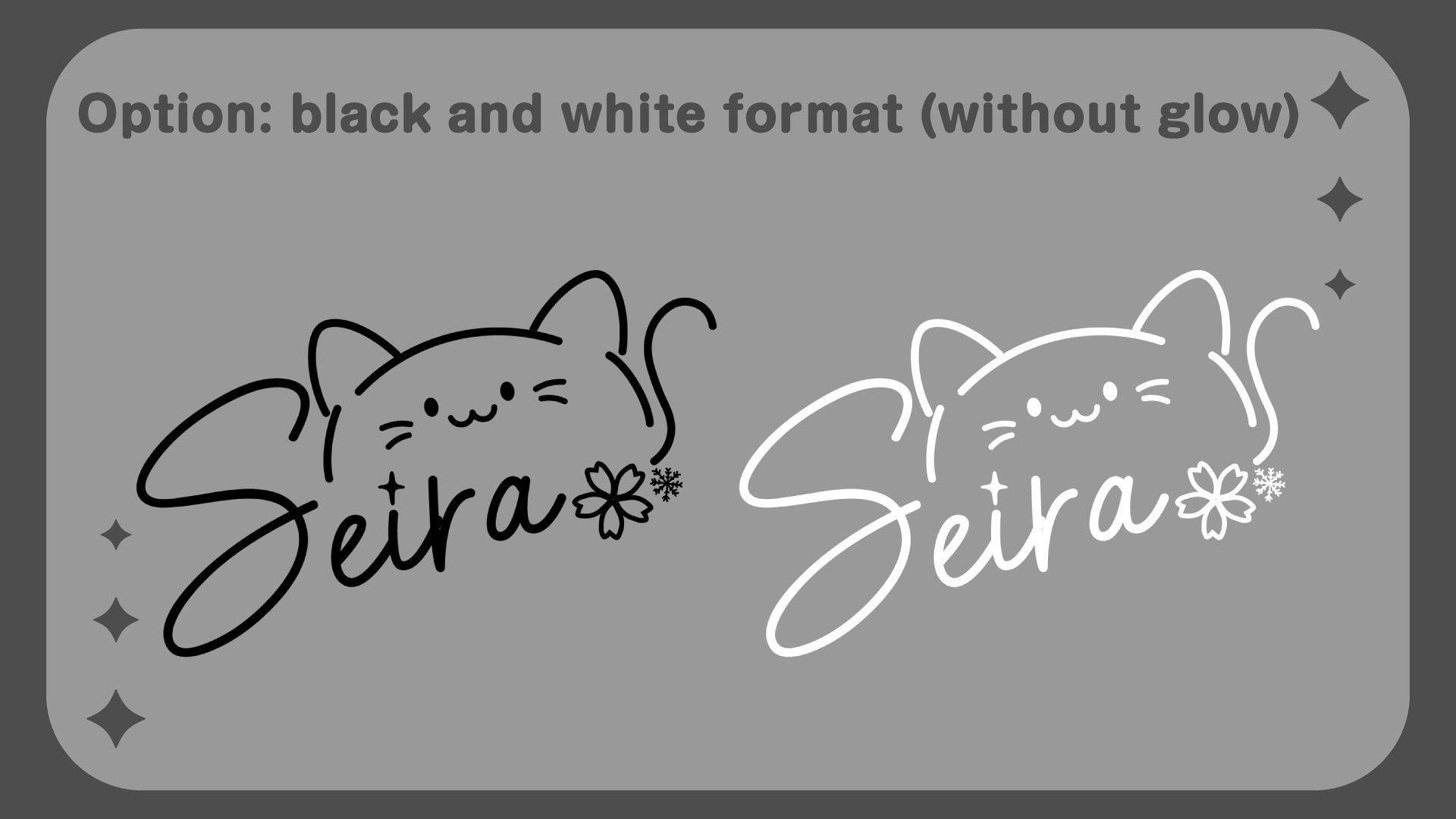 Vtuber Idol Signature Style Logoplease Contact Me Before Purchase - Etsy