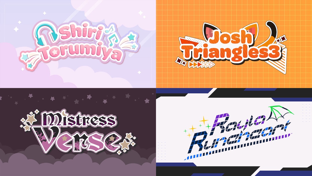 Vtuber Logo Commissiondelivery Within 10 Days - Etsy Singapore