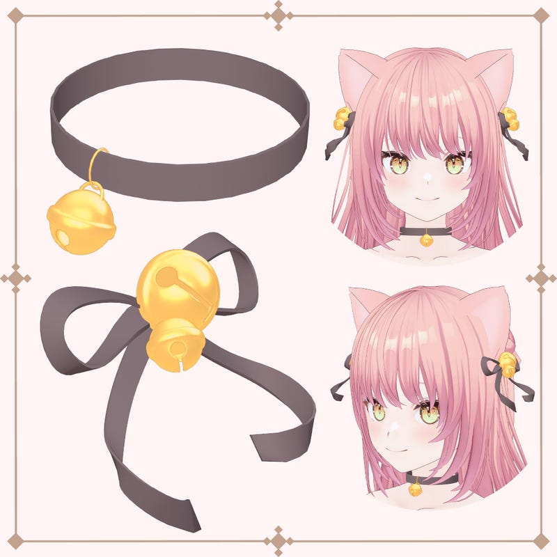 Vtuber Collar Asset - Etsy