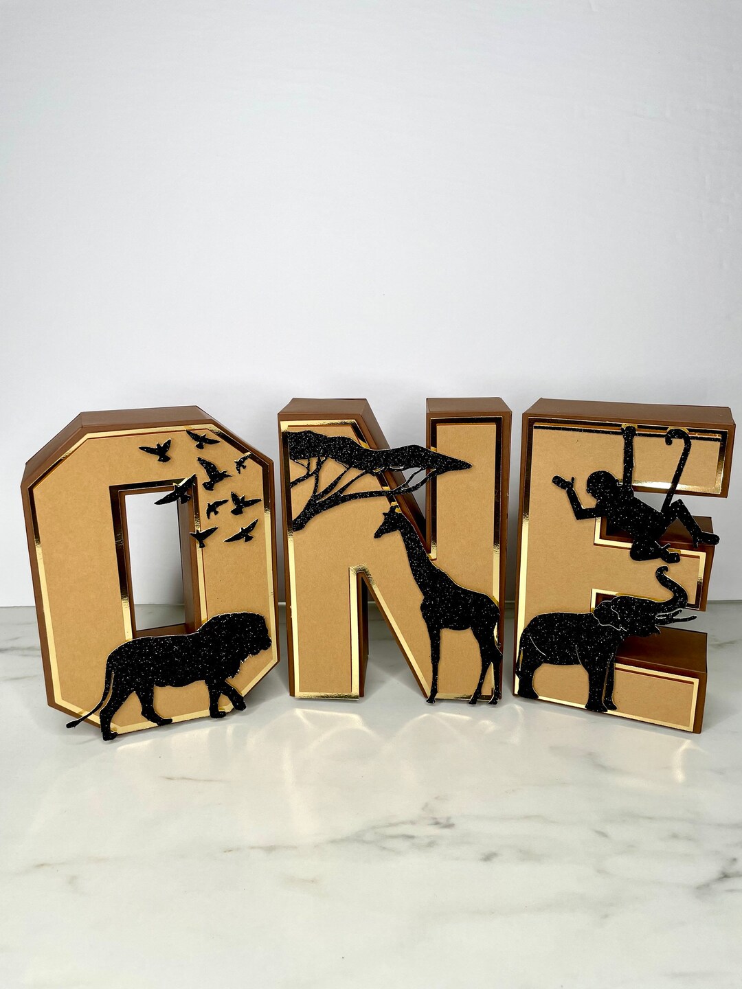 Jungle Themed Letters, Cardstock Letters, Party Decorations ...