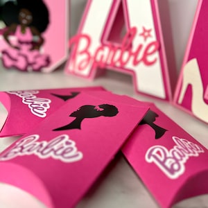 Barbie, Barbie 3D Letters, Barbie Party, Barbie Birthday, Barbie ...