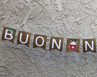 Buon Natale Banner - Etsy