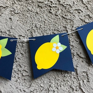 Mediterranean Style Lemon Banner. Wedding Lemon Banner. Bridal Shower ...