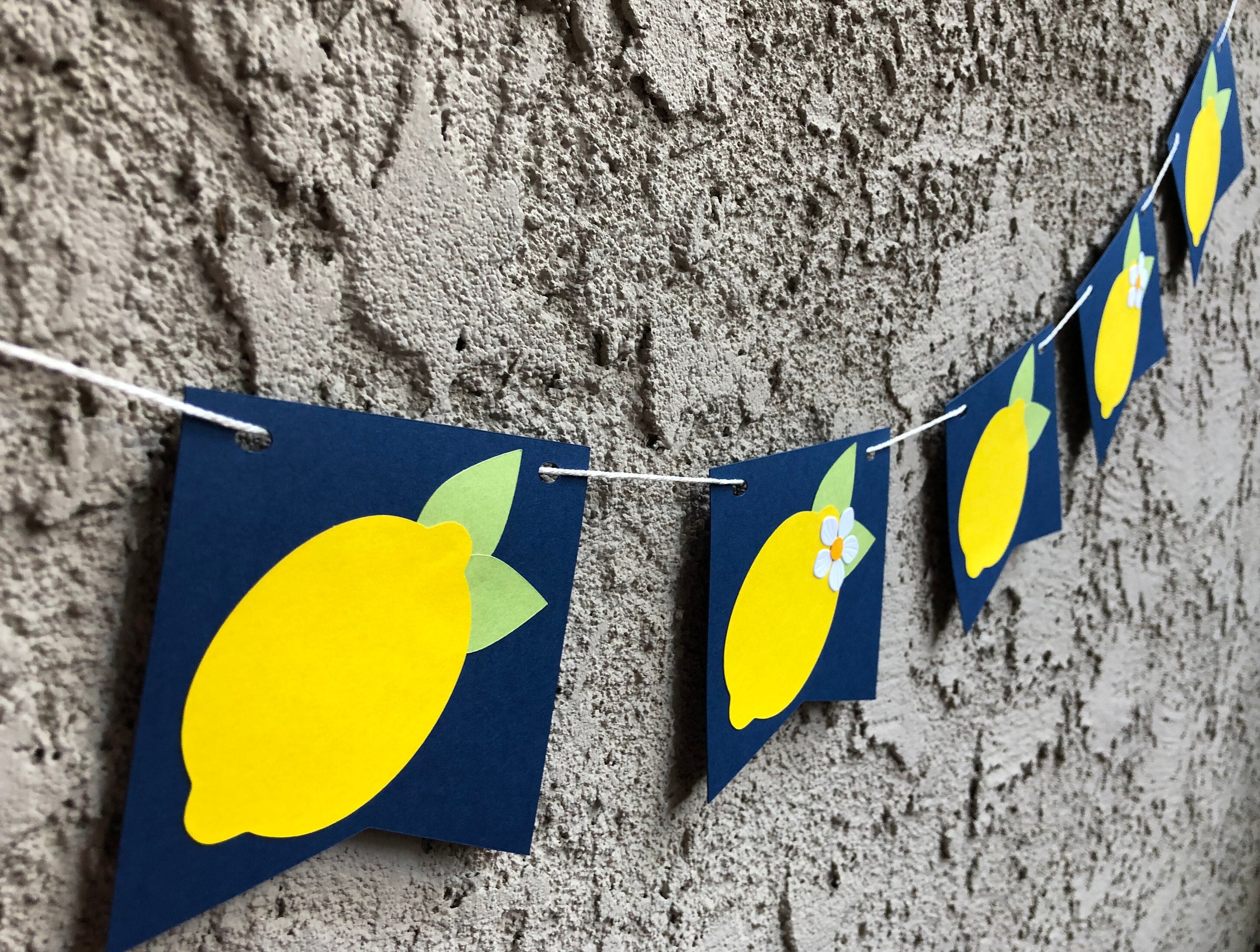 Mediterranean Style Lemon Banner. Wedding Lemon Banner. Bridal - Etsy