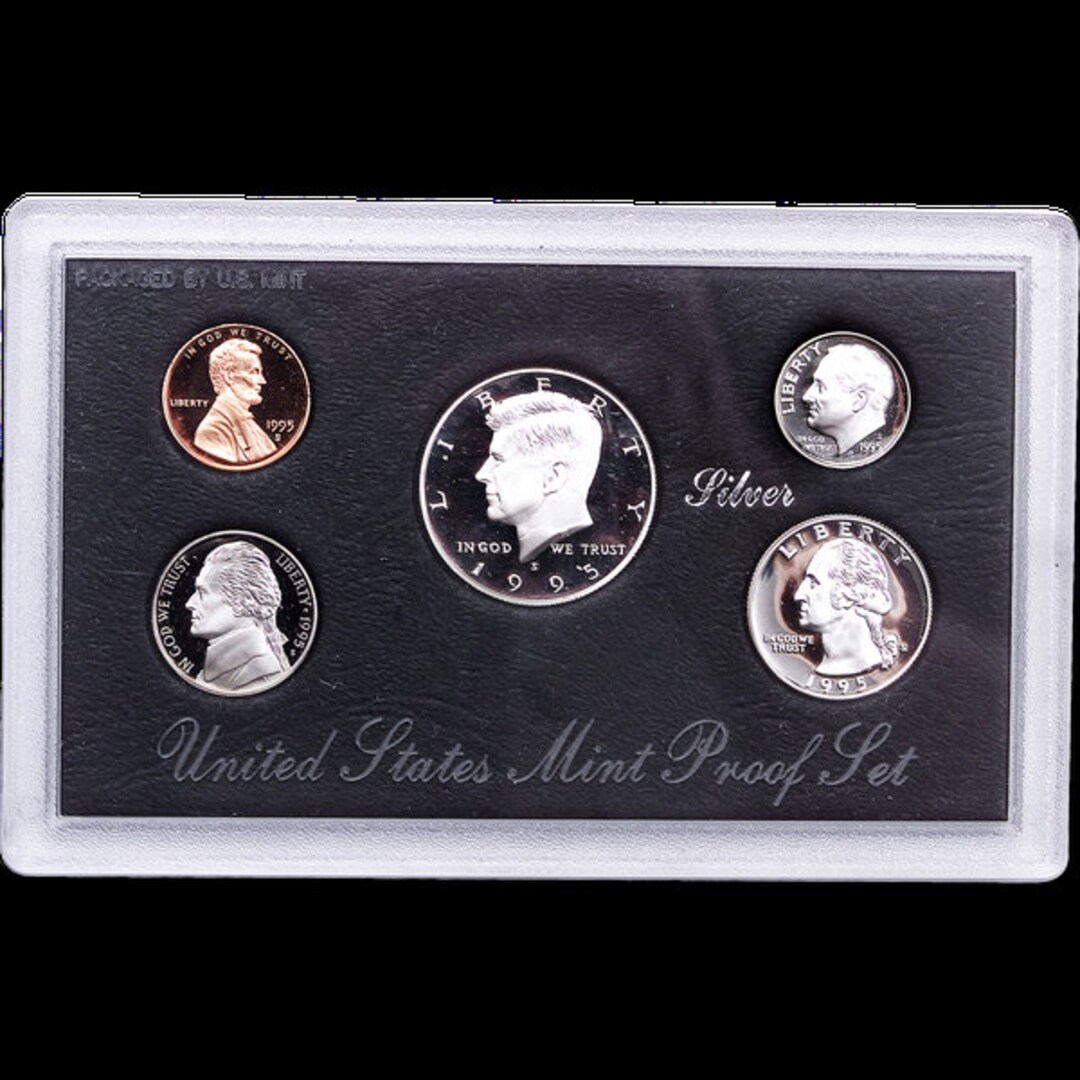 1995 Silver Proof Set Comes With Original Box and Paper - Etsy