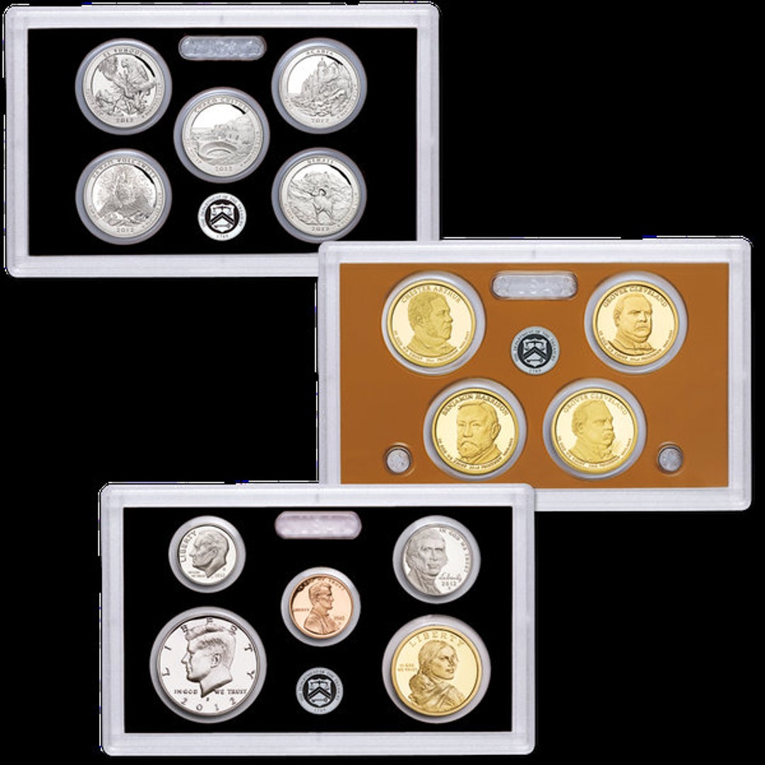 2012 Silver Proof Set Comes With Original Box and Paper - Etsy