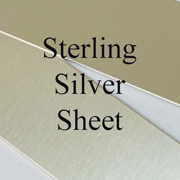 Sterling Silver Sheet - Etsy