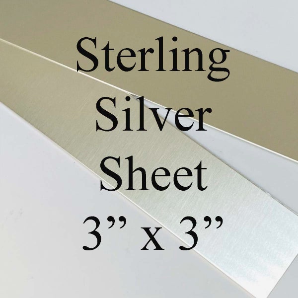 Sterling Silver Sheet - Etsy