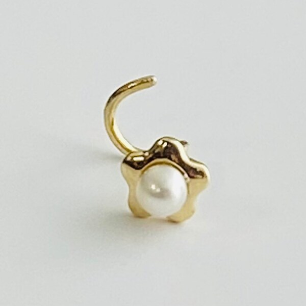 Pearl Nose Ring Etsy