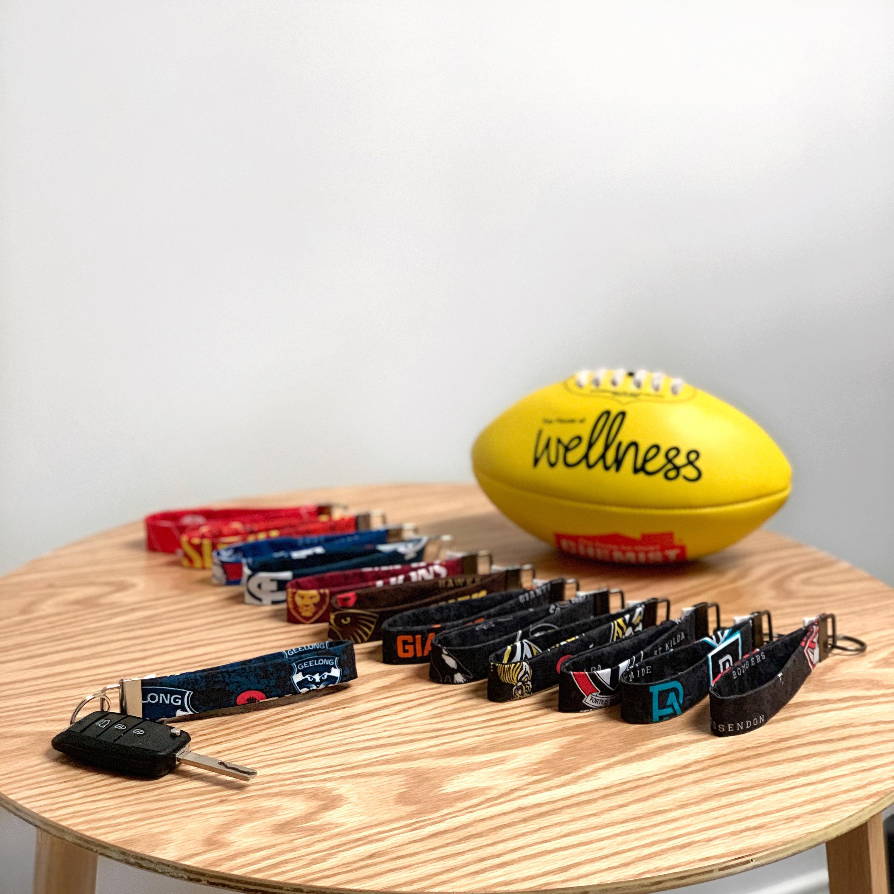 AFL Themed Mini Key Chain - Etsy Australia