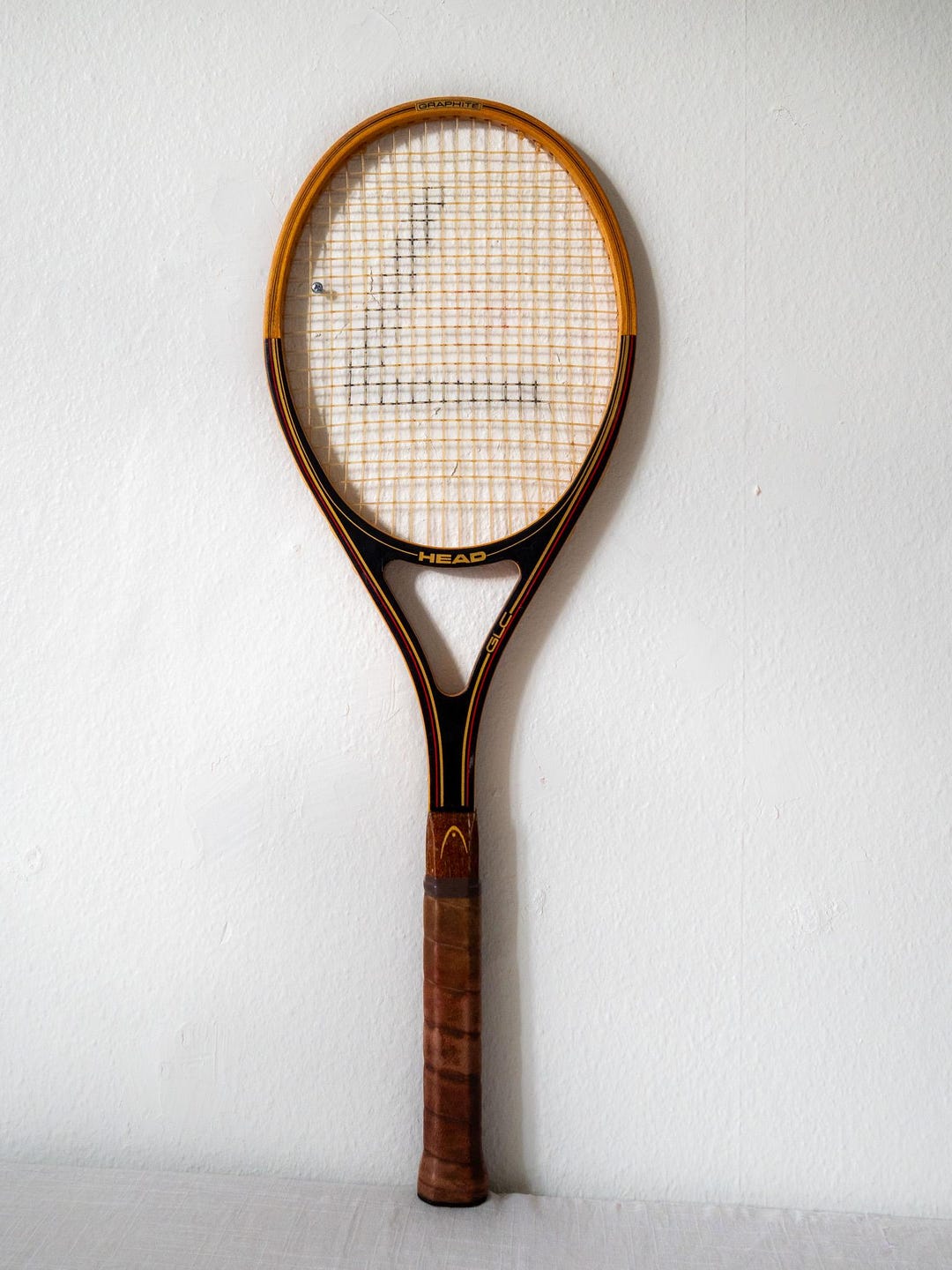 Vintage HEAD GLC Wooden Tennis Racket – Original Strings & Grip ...