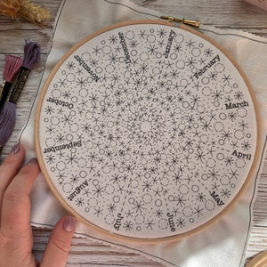 PDF Flower a Day Embroidery Design, Instant Download Temperature ...