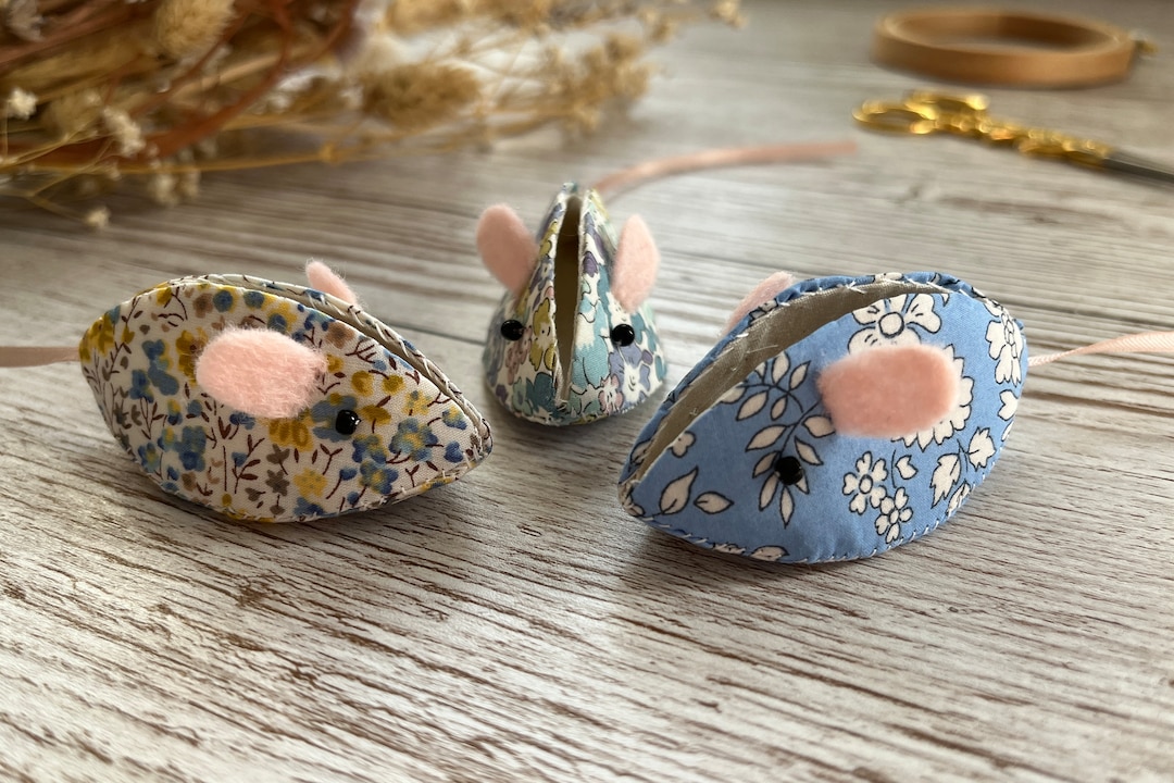 Full Kit English Paper Pieced Mice Kit, EPP Decoration Kit, Animal ...