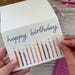 Embroidered Birthday Card PDF Pattern: Hand Sewn DIY Card (instant ...
