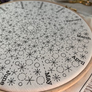 PDF Flower a Day Embroidery Design, Instant Download Temperature ...