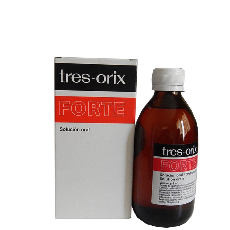 Tres-Orix Forte Oral Solution Syrup Weight Gain and Appetite | Etsy