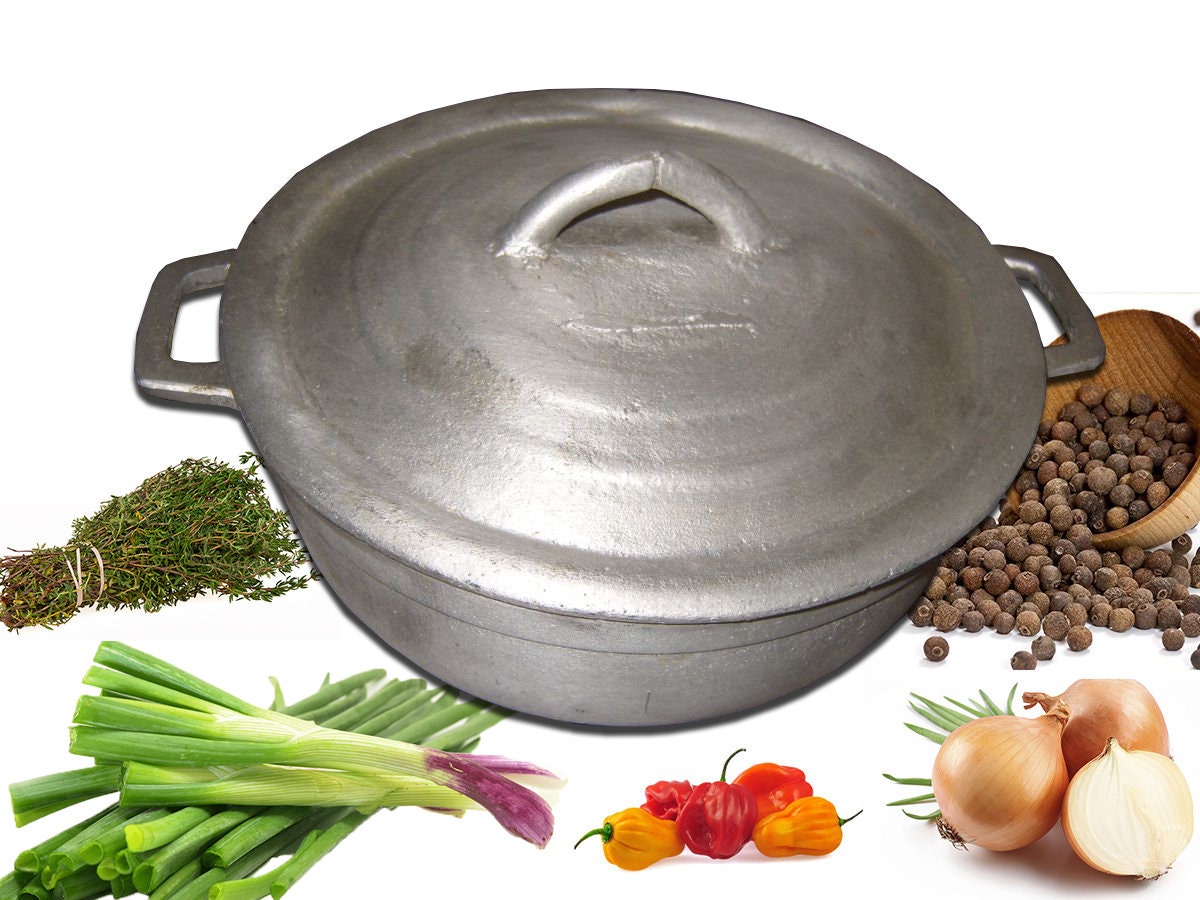 Jamaican Dutch Pot Cast Iron Dutch Pot Dutchie or Dutchy - Etsy Australia