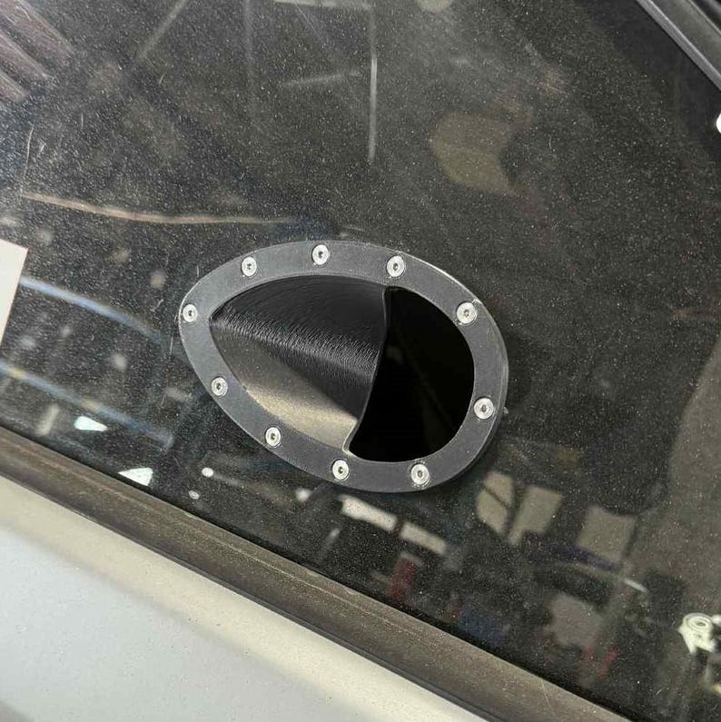 NACA Teardrop Vent: Black ASA Flush-mount Intake/exhaust Duct - Etsy