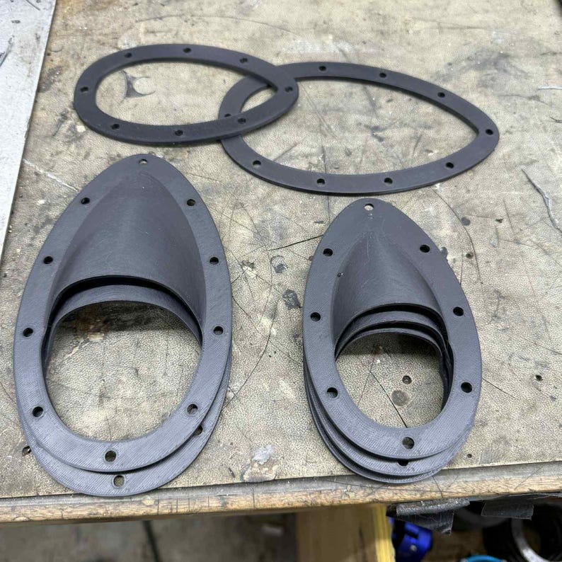 NACA Teardrop Vent: Black ASA Flush-mount Intake/exhaust Duct - Etsy