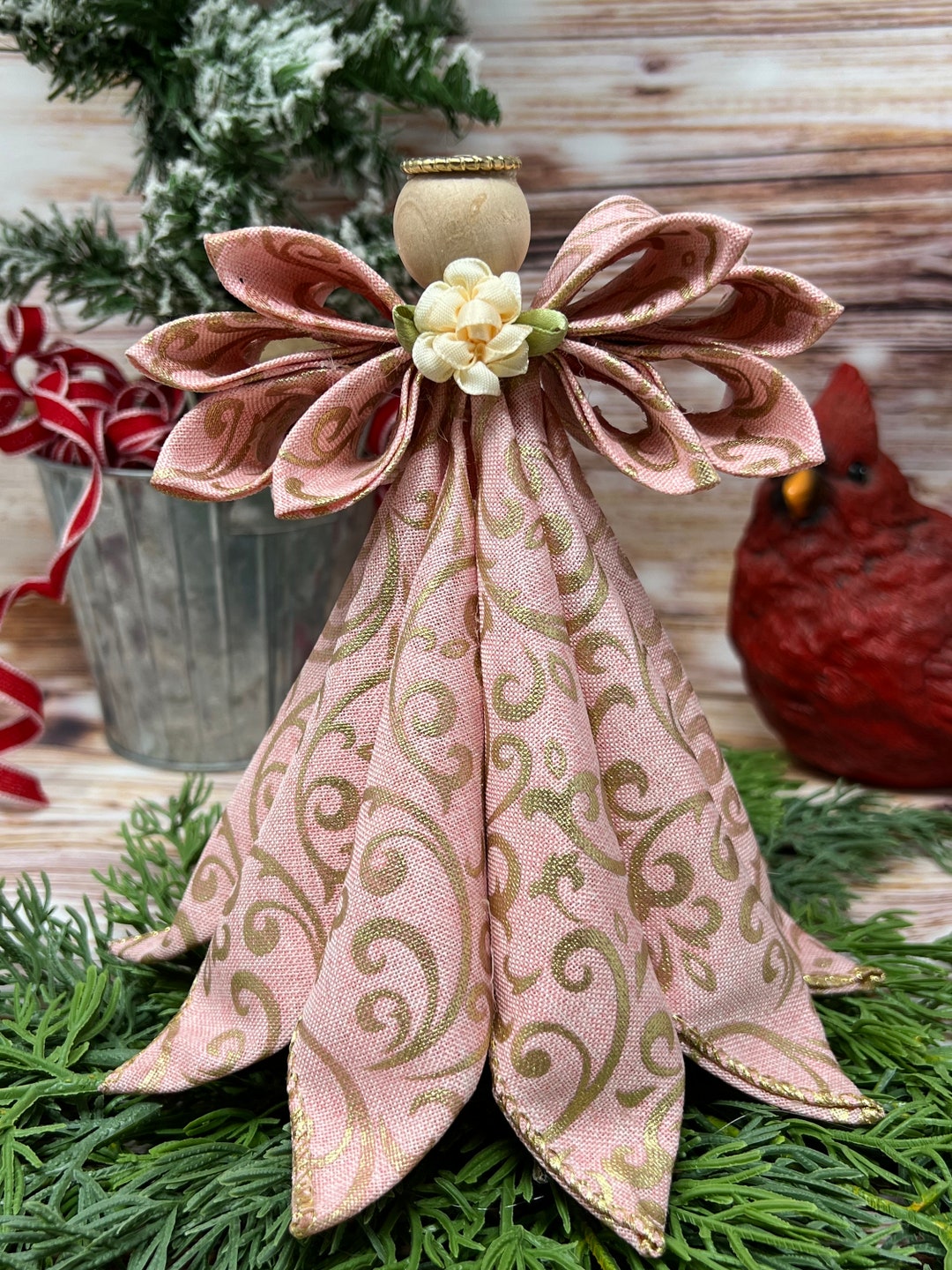 Angel of Gold and Pink - Etsy