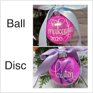 Personalized Ornaments, 7 Fonts, 40 Colors to Choose From! - Etsy