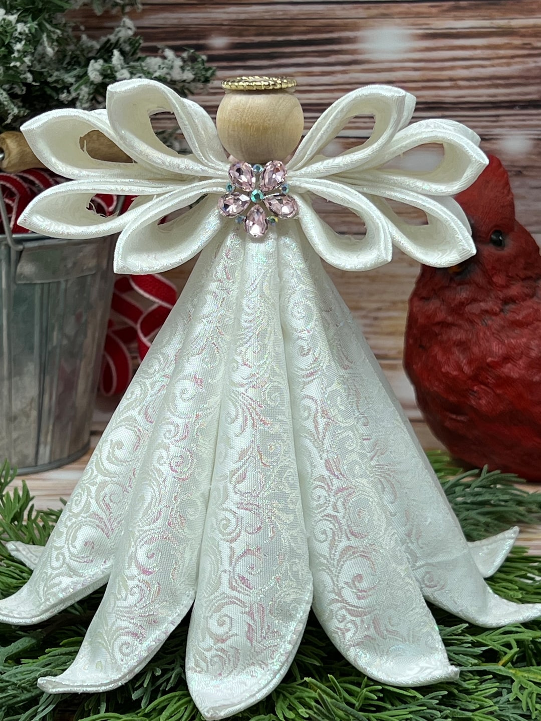 Angel of White and Pink - Etsy