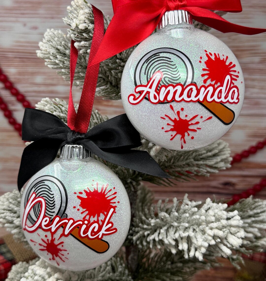True Crime Christmas Ornament, Ornament Exchange Gift; Christmas Gift ...