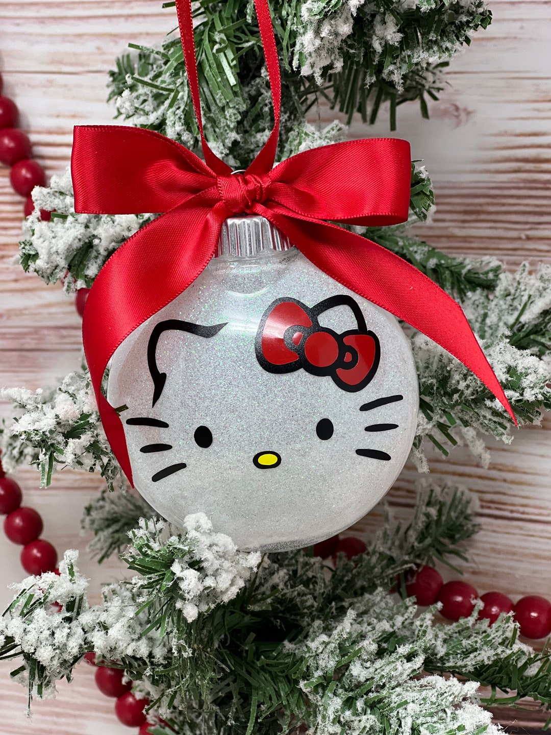 Hello Kitty Ornament - Etsy