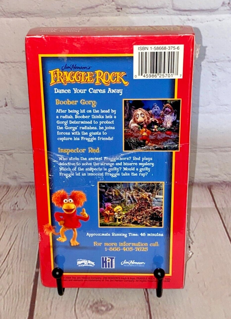Brand New Jim Henson's "fraggle Rock Dance Your Cares Away" VHS by HIT ...