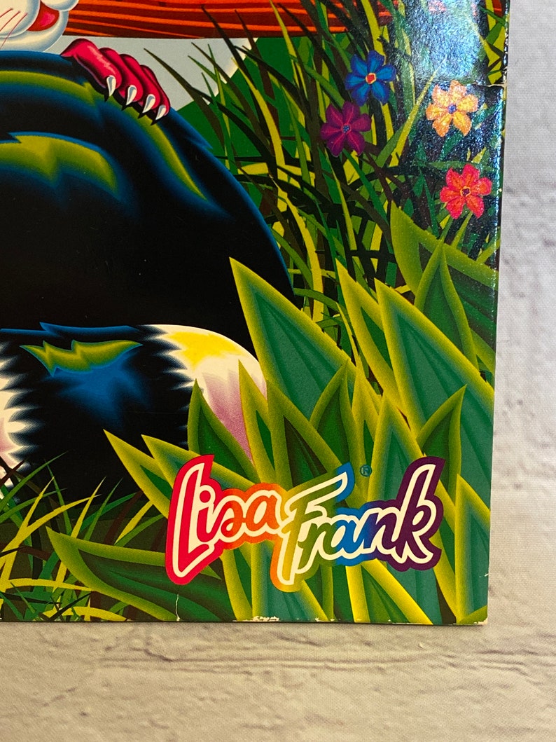 Vintage Lisa Frank Raccoon Family 90s Folder Unpunched Rare Lisa Frank ...