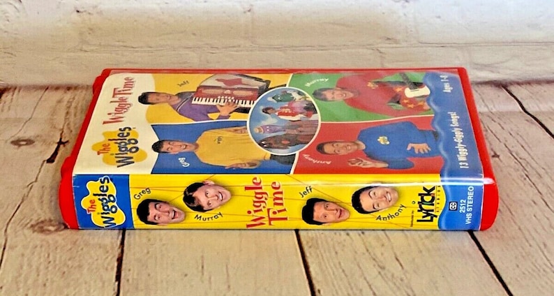 The Wiggles wiggle Time 2501 VHS by Lyrick Studios 2000 for Ages 1-8 ...
