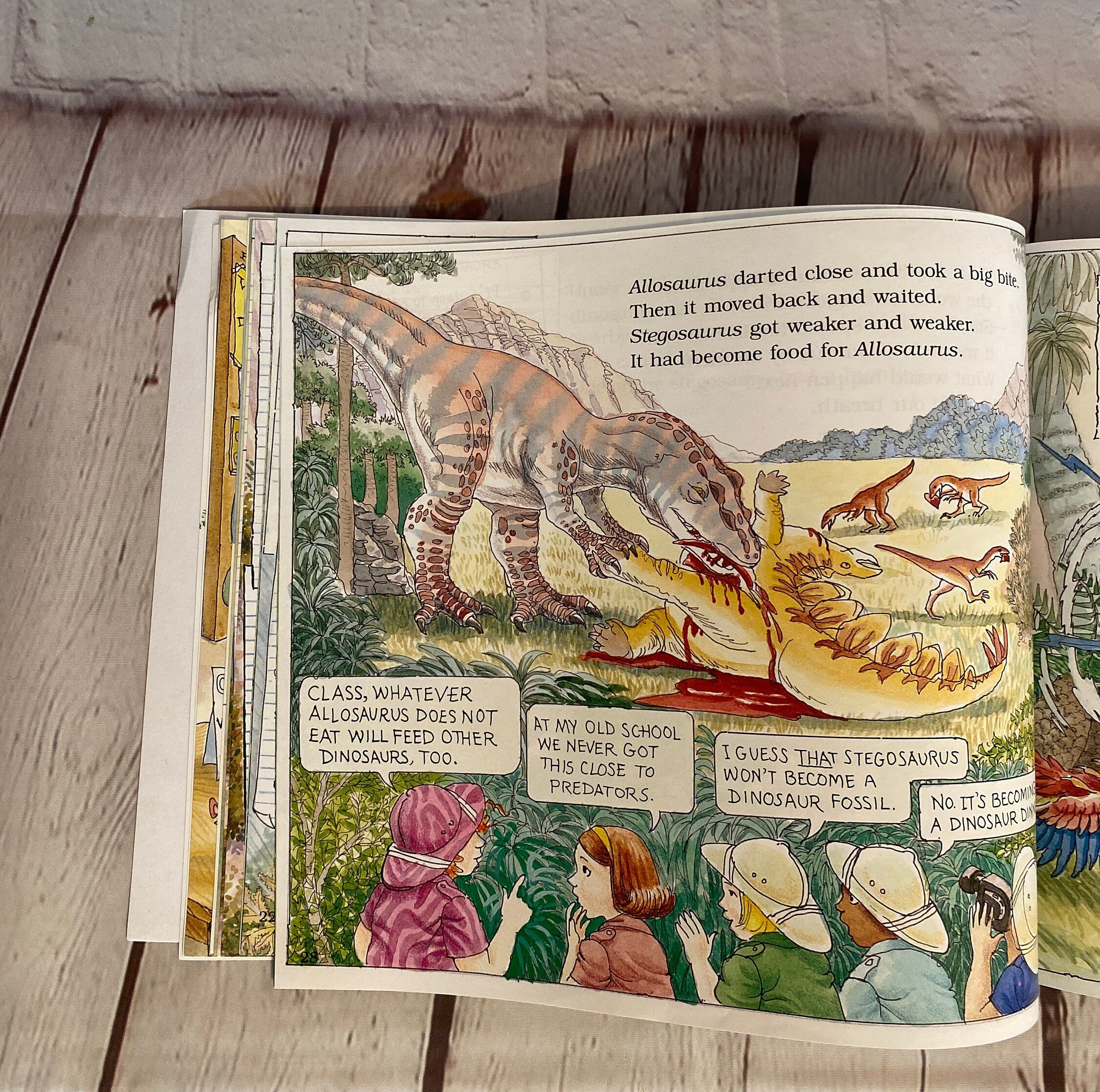 The Magic School Bus in the Time of the Dinosaurs by Joanna Cole ...