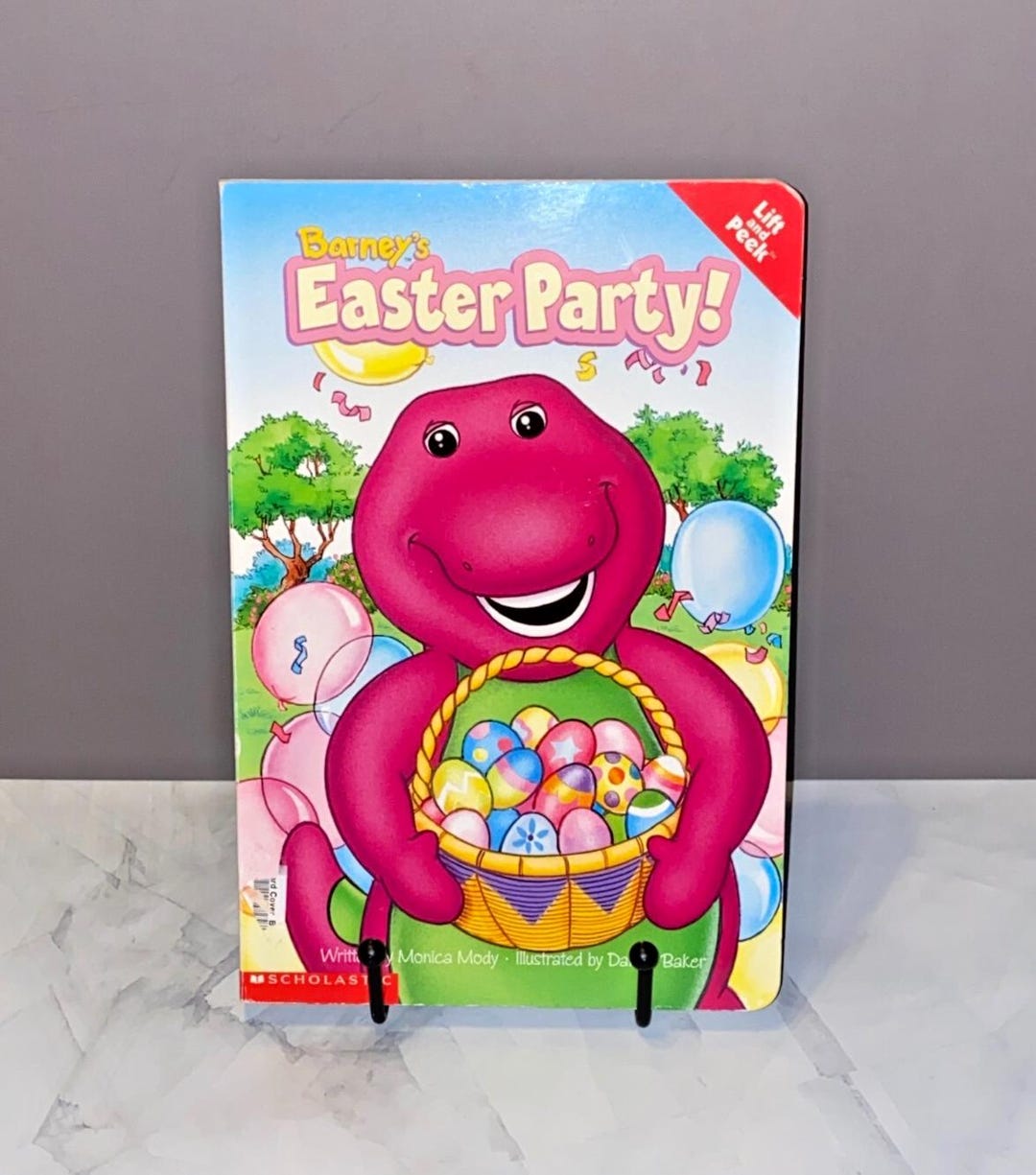 Barney's Easter Party! Lift and Peek Hardcover Children's Book by ...