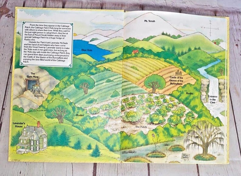 Cabbage Patch Kids "the Just-right Family Story" Hardcover Book by ...