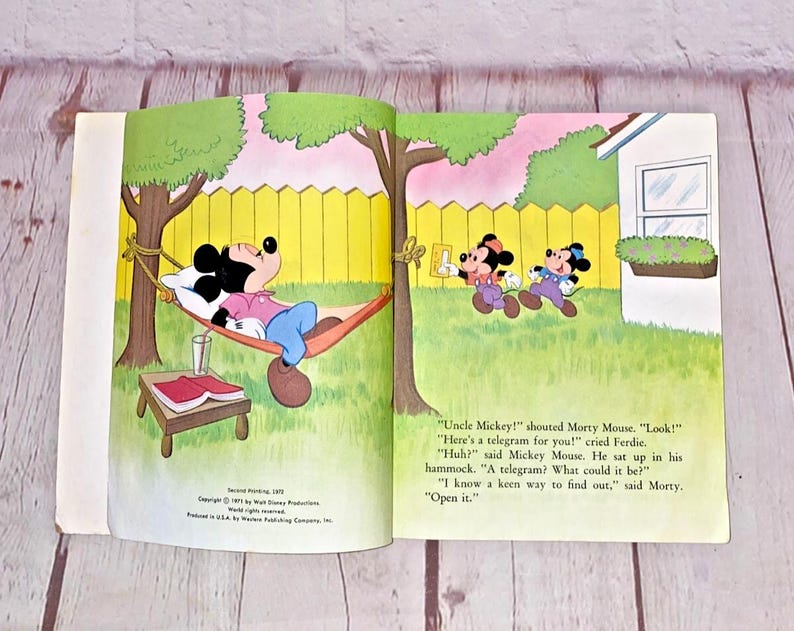 Walt Disney's "surprise for Mickey Mouse" Hardcover Book | A Little ...