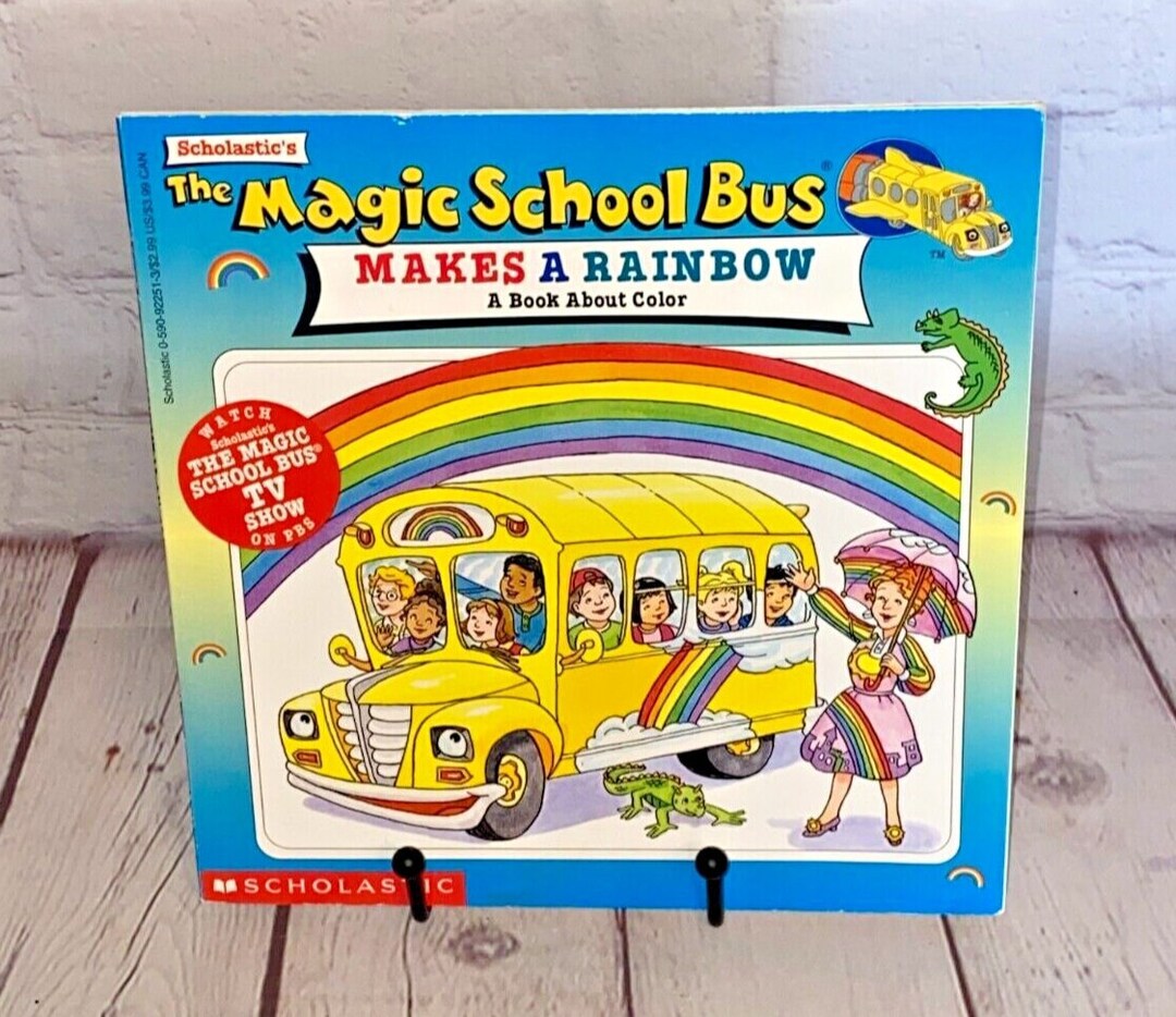 The Magic School Bus "makes A Rainbow" Softcover Children's Book by ...