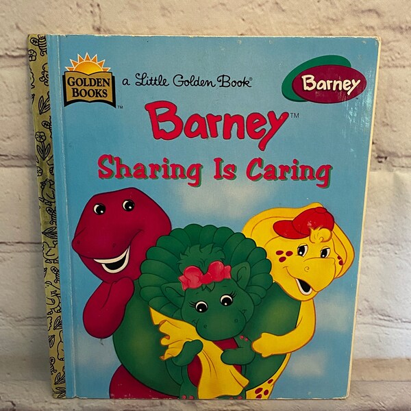 Barney Book - Etsy