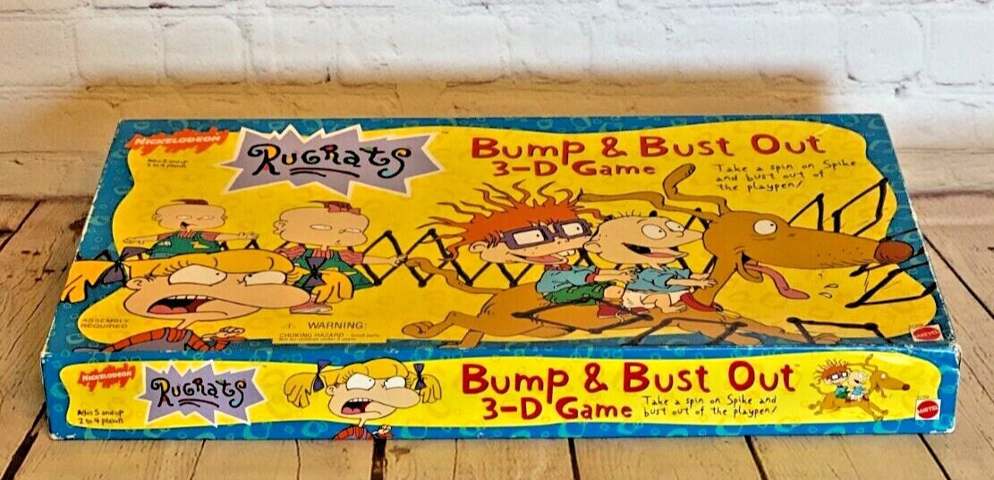 Nickelodeon's Rugrats bump & Bust Out 3-D Game by Mattel 1997 for Ages ...