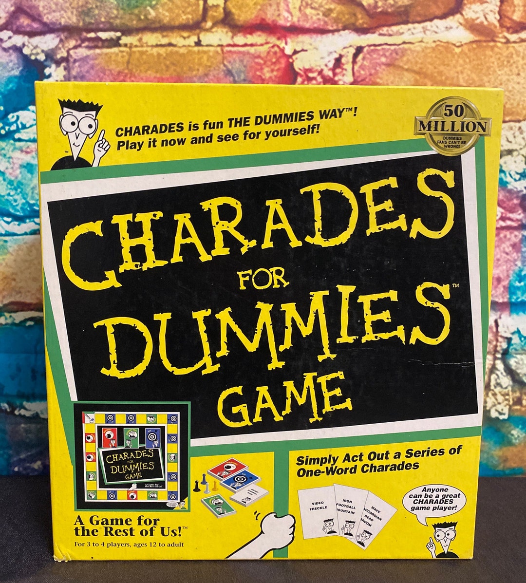 Charades for Dummies Game by Pressman 1998 - Simply Act Out a Series of ...