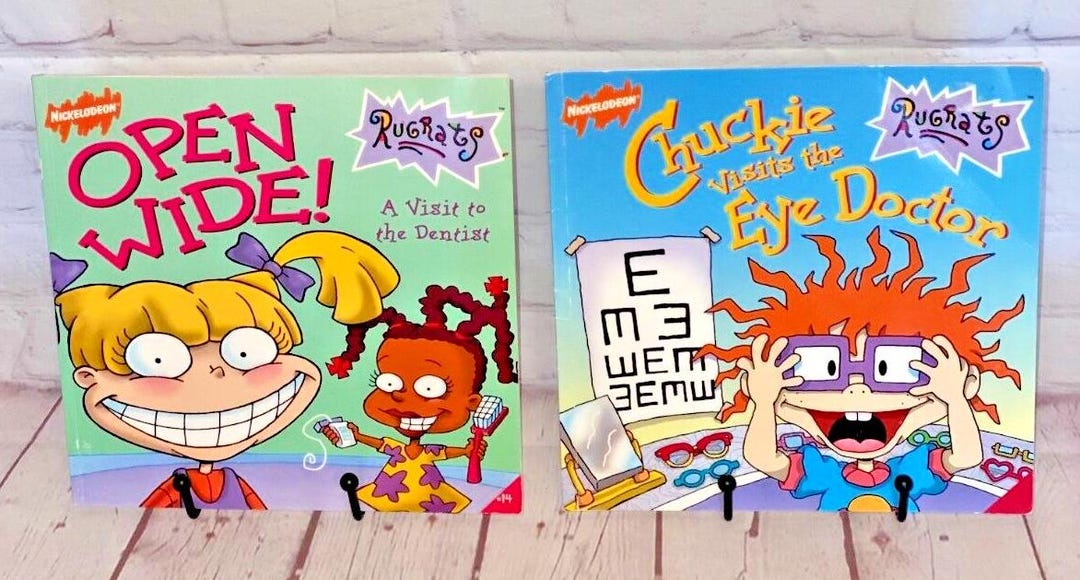 Rugrats Sotcover Children's Books Health Care Themed Dentist Book Eye ...
