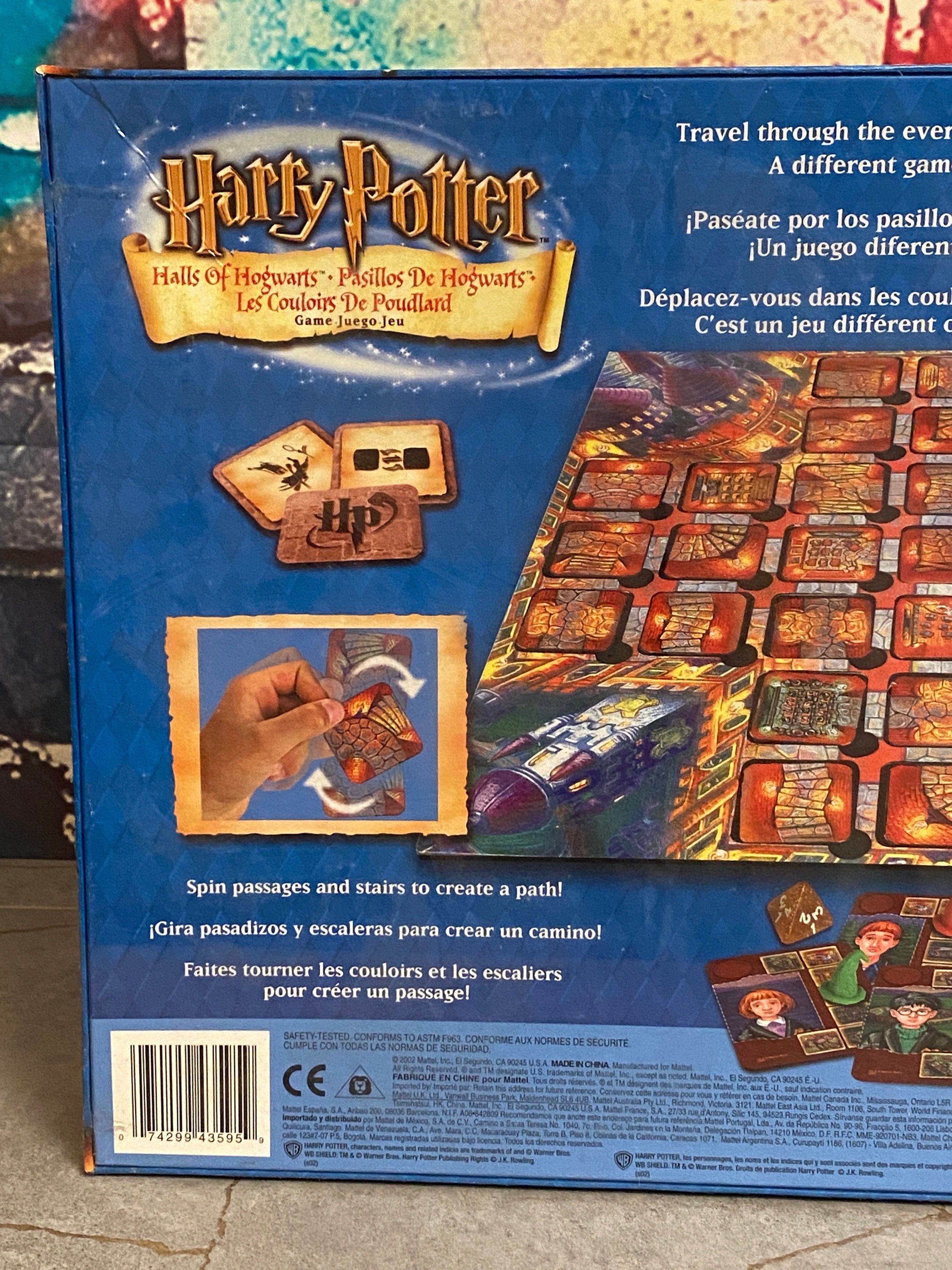 Brand New Harry Potter halls of Hogwarts Board Game by Mattel 2002 Ages ...