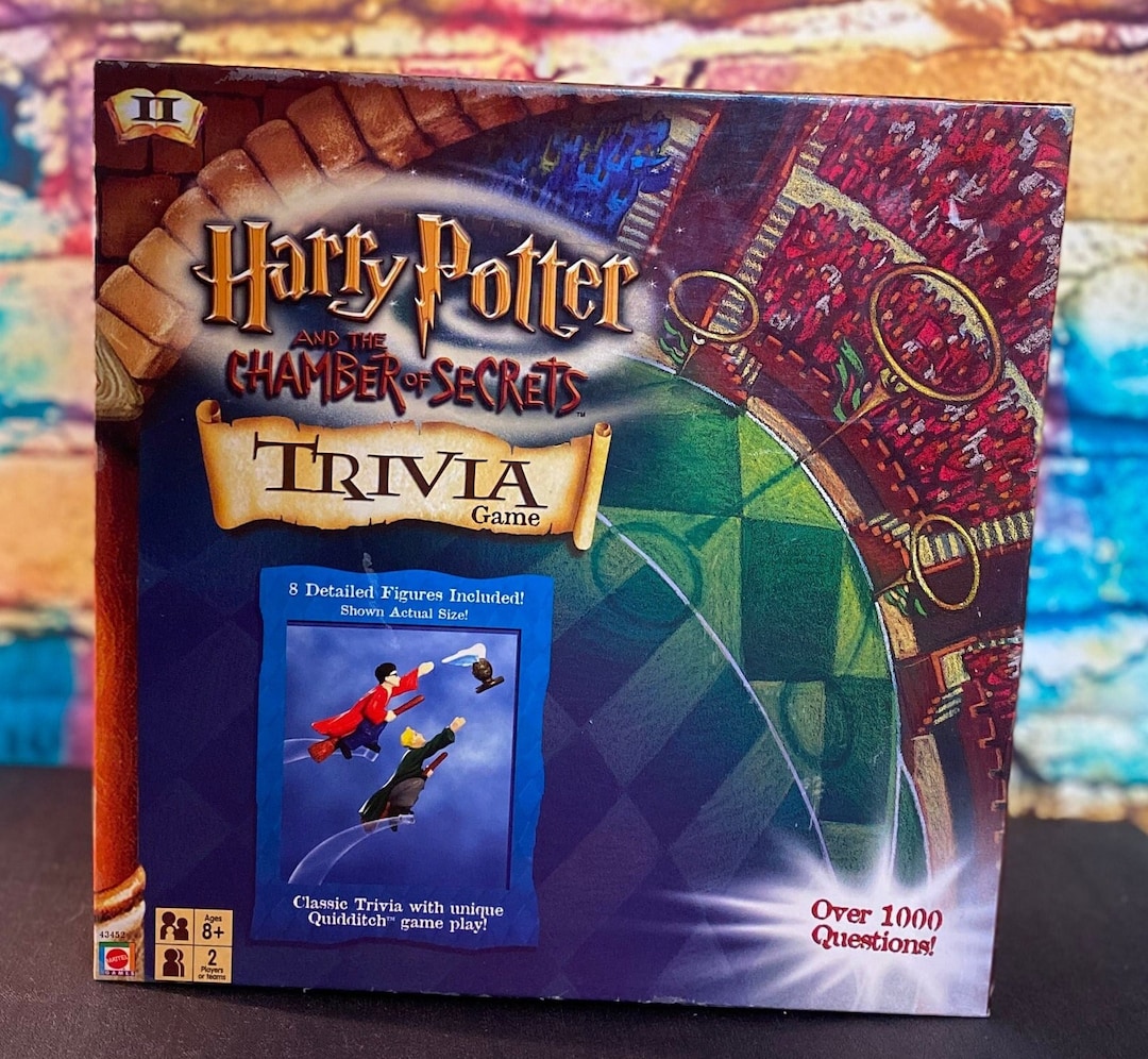 Harry Potter and the Chamber of Secrets Trivia Game by Mattel 2002 ...