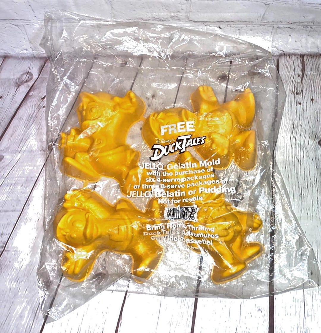 Never Used Disney's Ducktales Jell-o Gelatin Mold | Walt Disney Company ...
