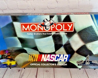 Monopoly Nascar Edition by Usaopoly 1997 for Ages 8 to Adult for 2-8 ...