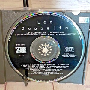 Led Zeppelin disc One CD by Atlantic 1990 See Photos and Read Details ...