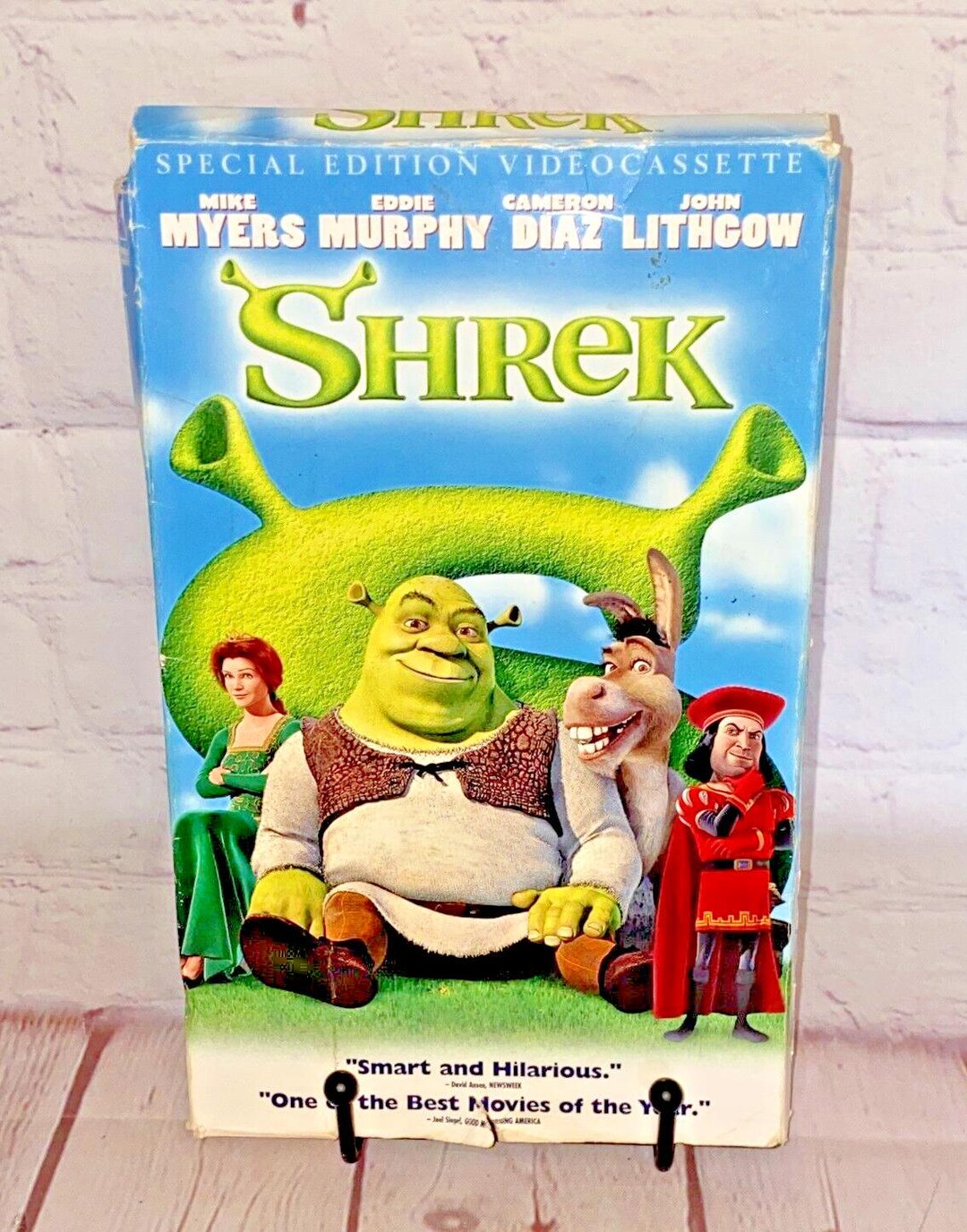 Shrek VHS by Dreamworks 2001 | Rated PG | Running Time: 1 Hour 33 ...