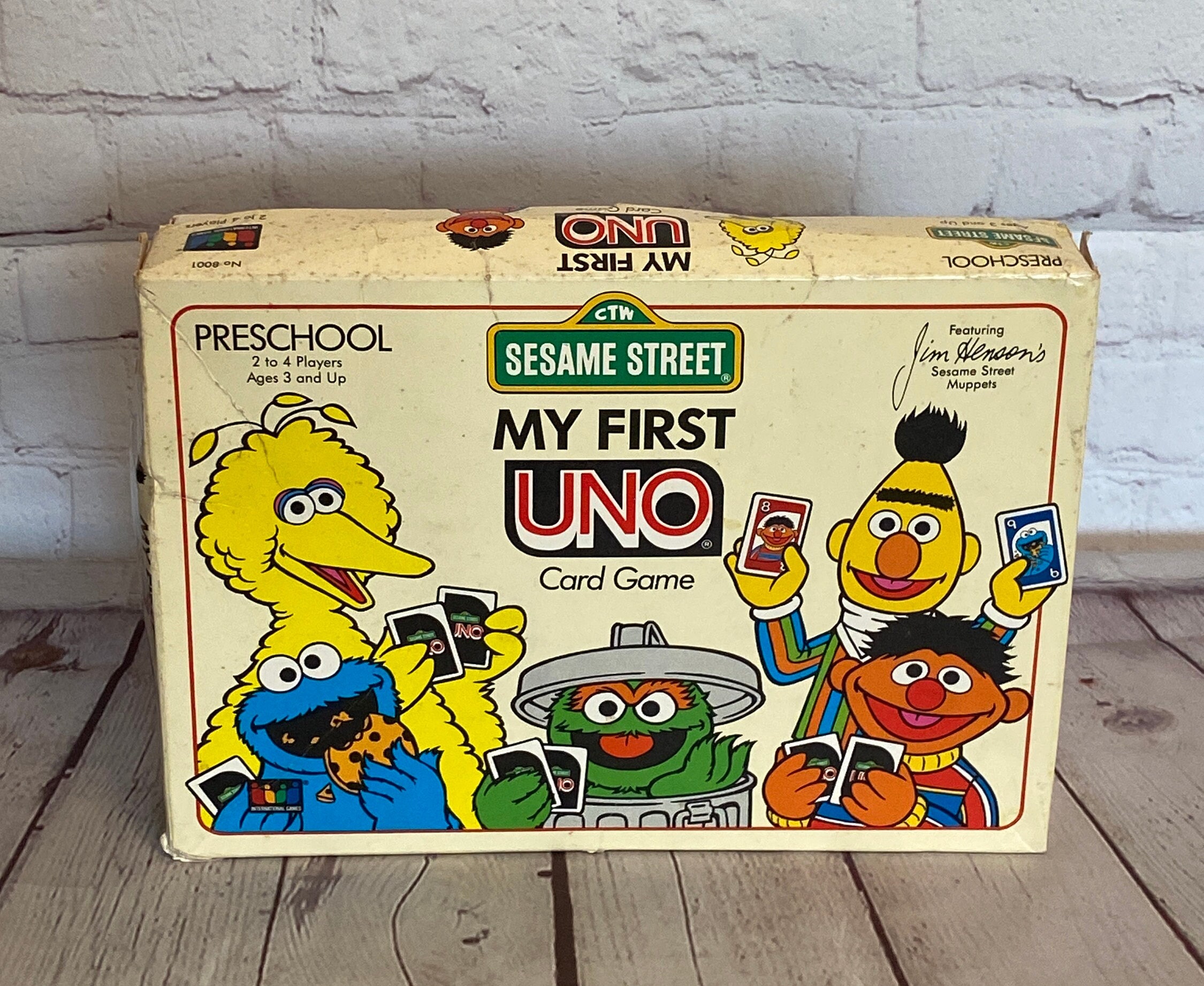 Sesame Street my First UNO Card Game by - Etsy