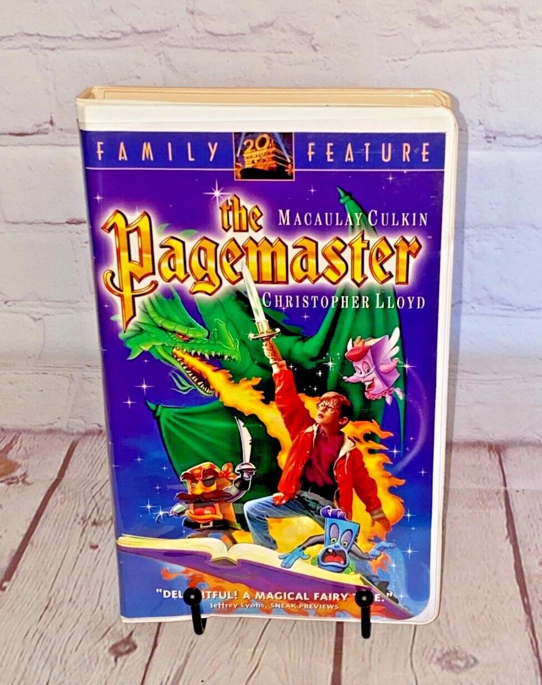 The Pagemaster VHS by 20th Century Fox 1993 Rated G Running Time: 76 ...