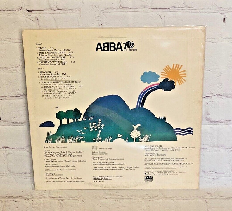 ABBA the Album Vinyl Record by Atlantic Records 1977 | 12" 33RPM | Both ...