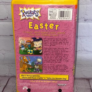 Rugrats Easter Vhs By Paramount 2002 Not Rated Running Time 48 Minutes